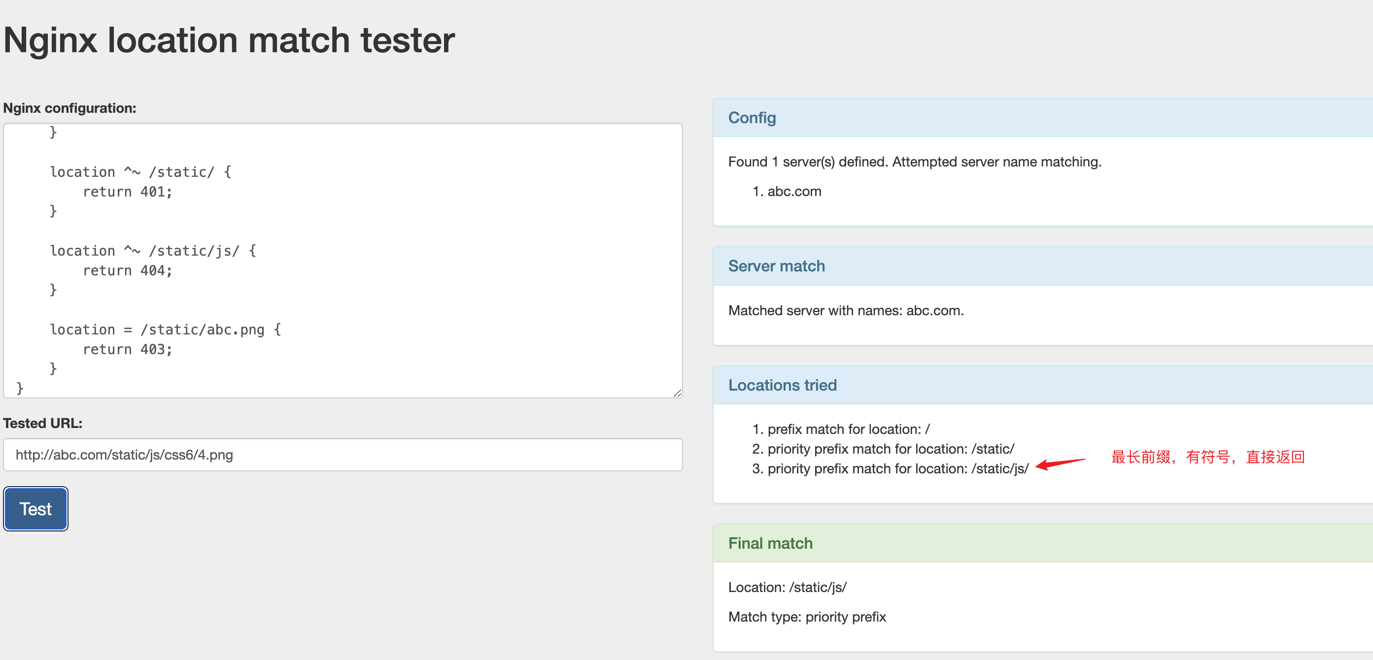 终于理解了Nginx配置中location规则的优先级问题_[Nginx]Nginx配置学习_编程笔记_TendCode